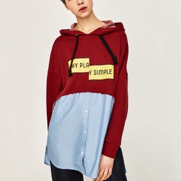 Zara | Tops | Zara Play Simple Sweatshirt | Poshmark